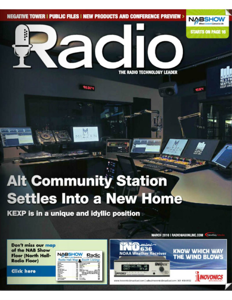 KEXP at the Cover of Radio Magazine April Issue! - WSDG